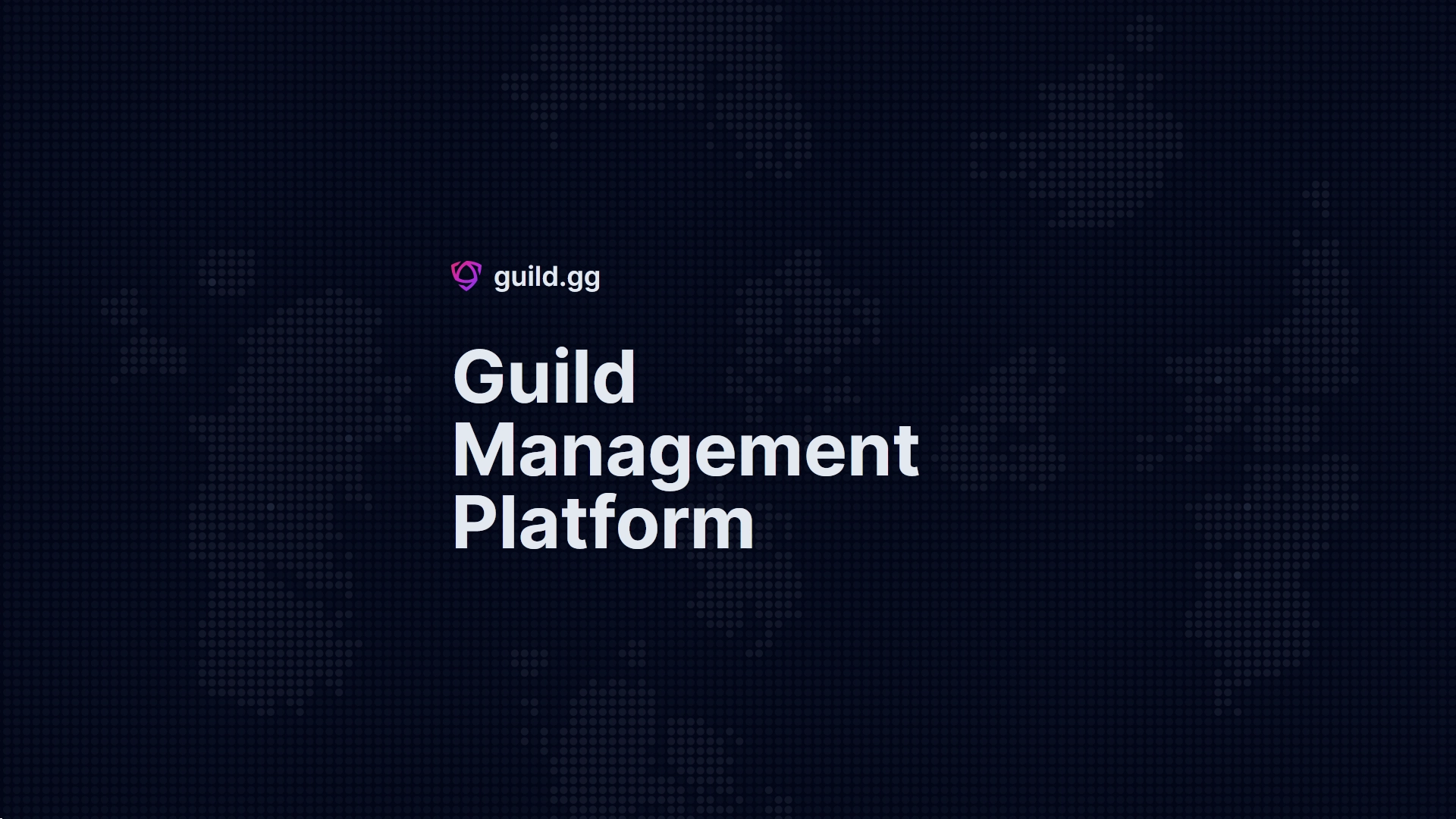 guild.gg • Guild Management Platform